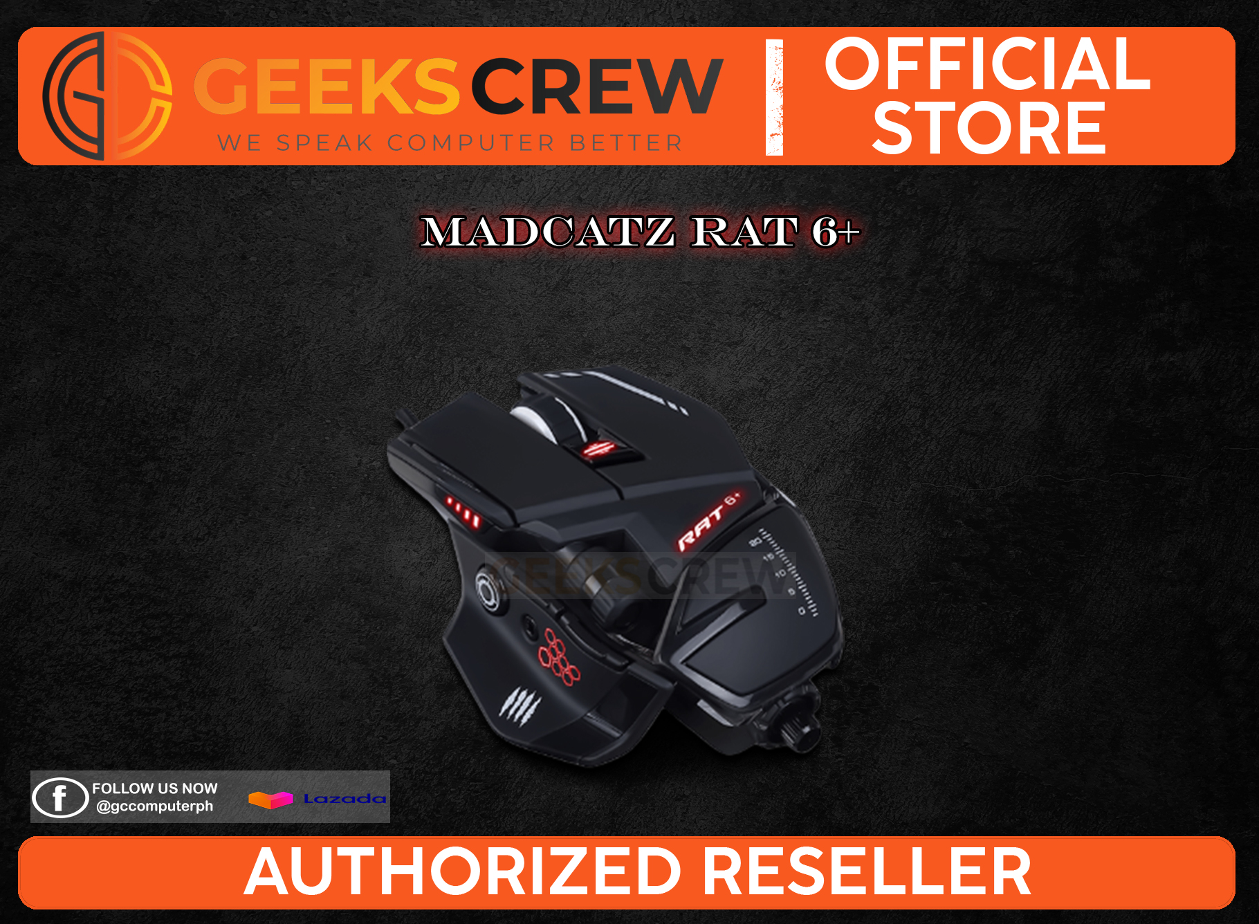 Mad Catz Rat 6+ Optical Gaming Mouse (Black) | Lazada PH