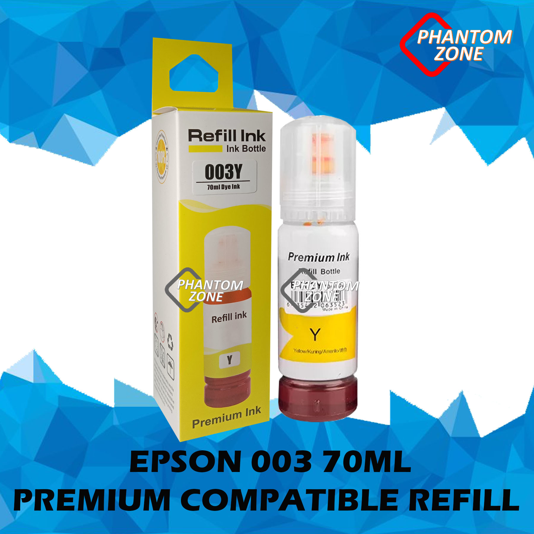 EPSON 003 Refill Ink SET 4 COLORS Compatible ink for L3210 L1110 L3110 ...
