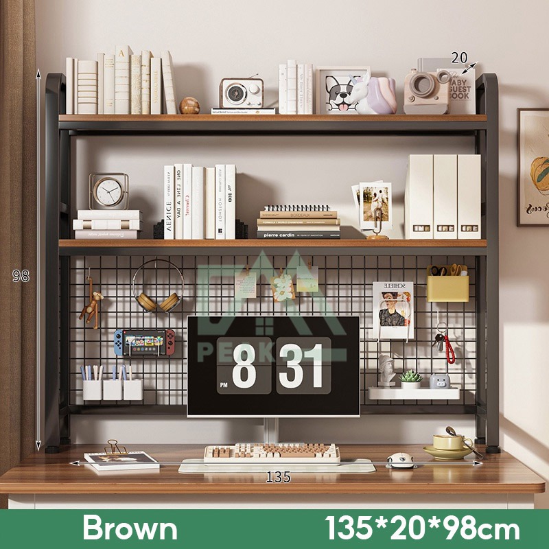 Desk Organizer Desktop Rack Tabletop Organiser Multi-layer Shelf ...