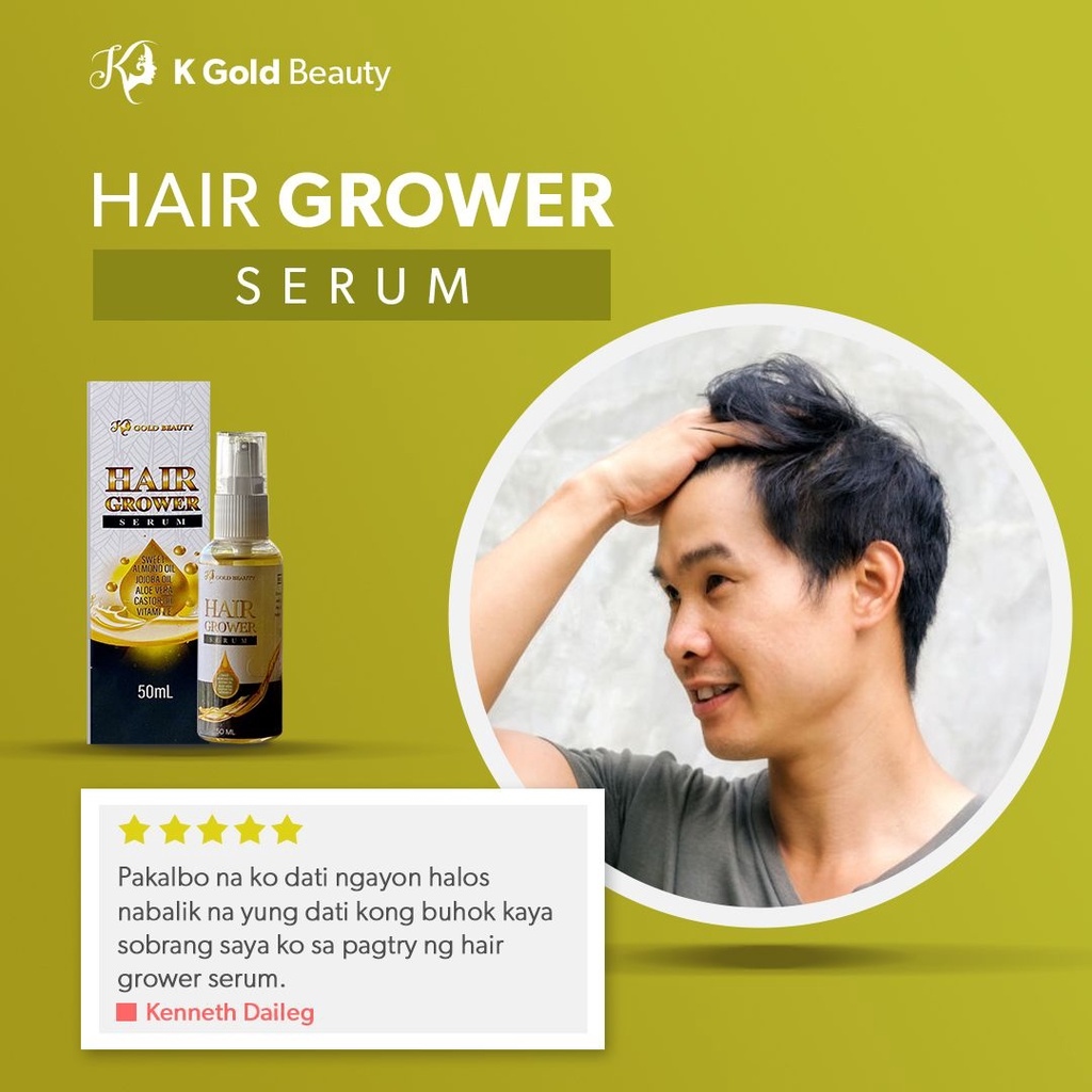 Original Hair Grower Serum Oil With Freebies Hair Grower Alopecia