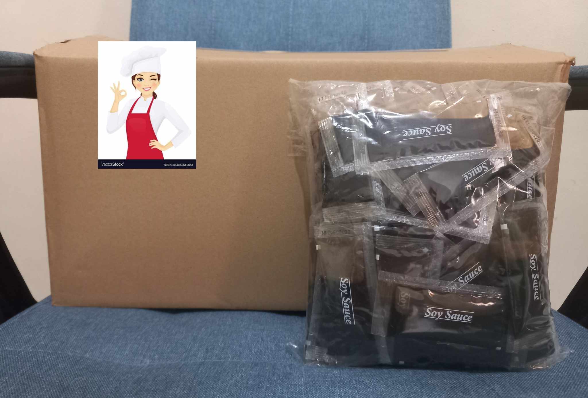 (1 Case) 100% Soy Sauce sachet Toyo (8 grams X 1000 pieces) FAST ...