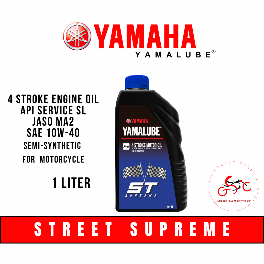 YAMALUBE ST SUPREME 4-STROKE MOTOR OIL (1 Liter) | Lazada PH