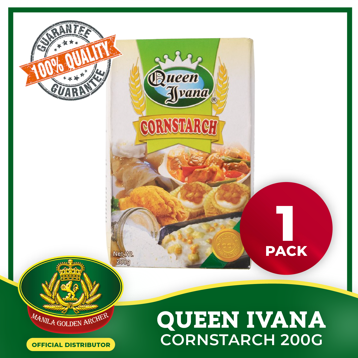 Queen Ivana Cornstarch (200G) 1-pack | Lazada PH