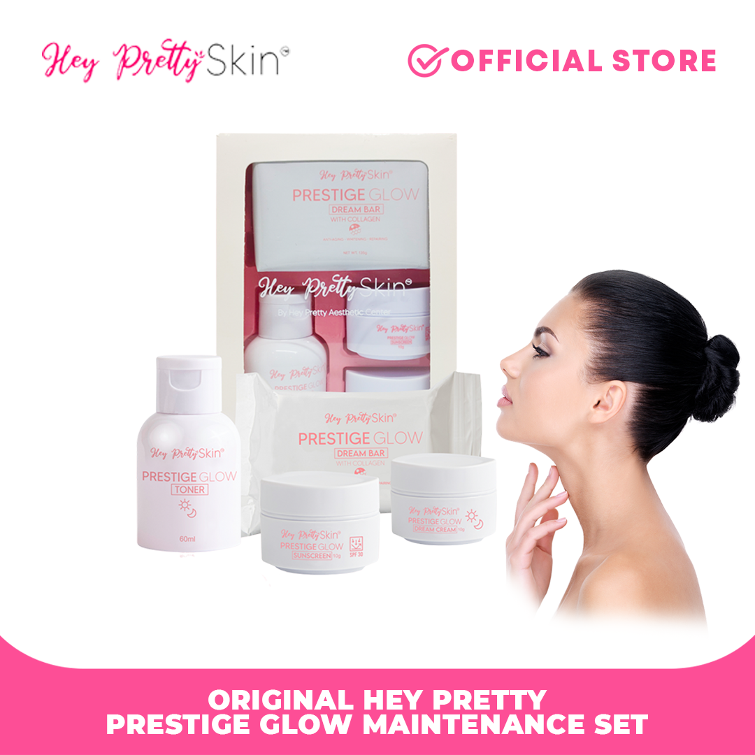 Hey Pretty Skin Prestige Glow Maintenance Whitening Set After Hey ...