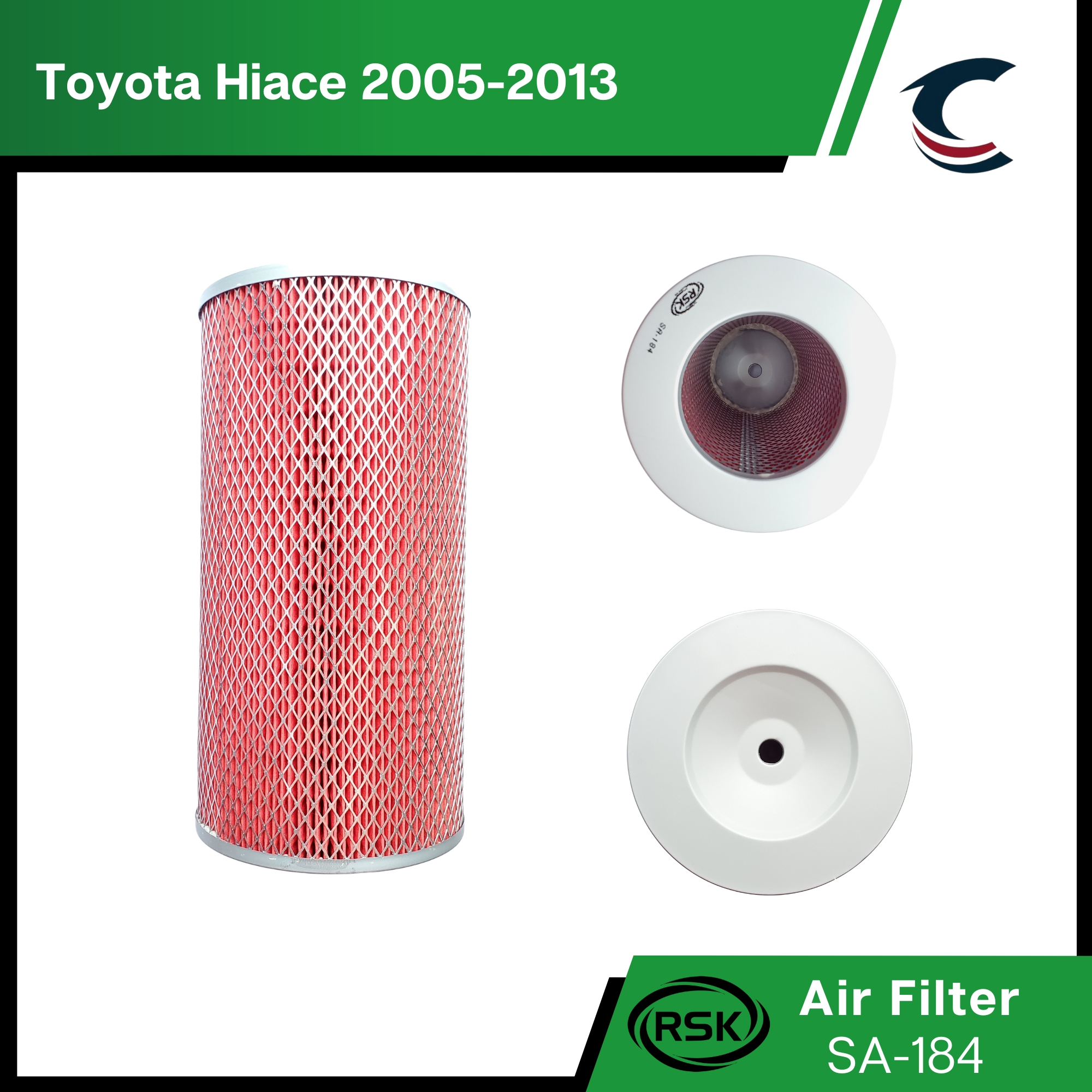 RSK Air Filter for Toyota Hiace 2005-2013 (SA-184) | Lazada PH