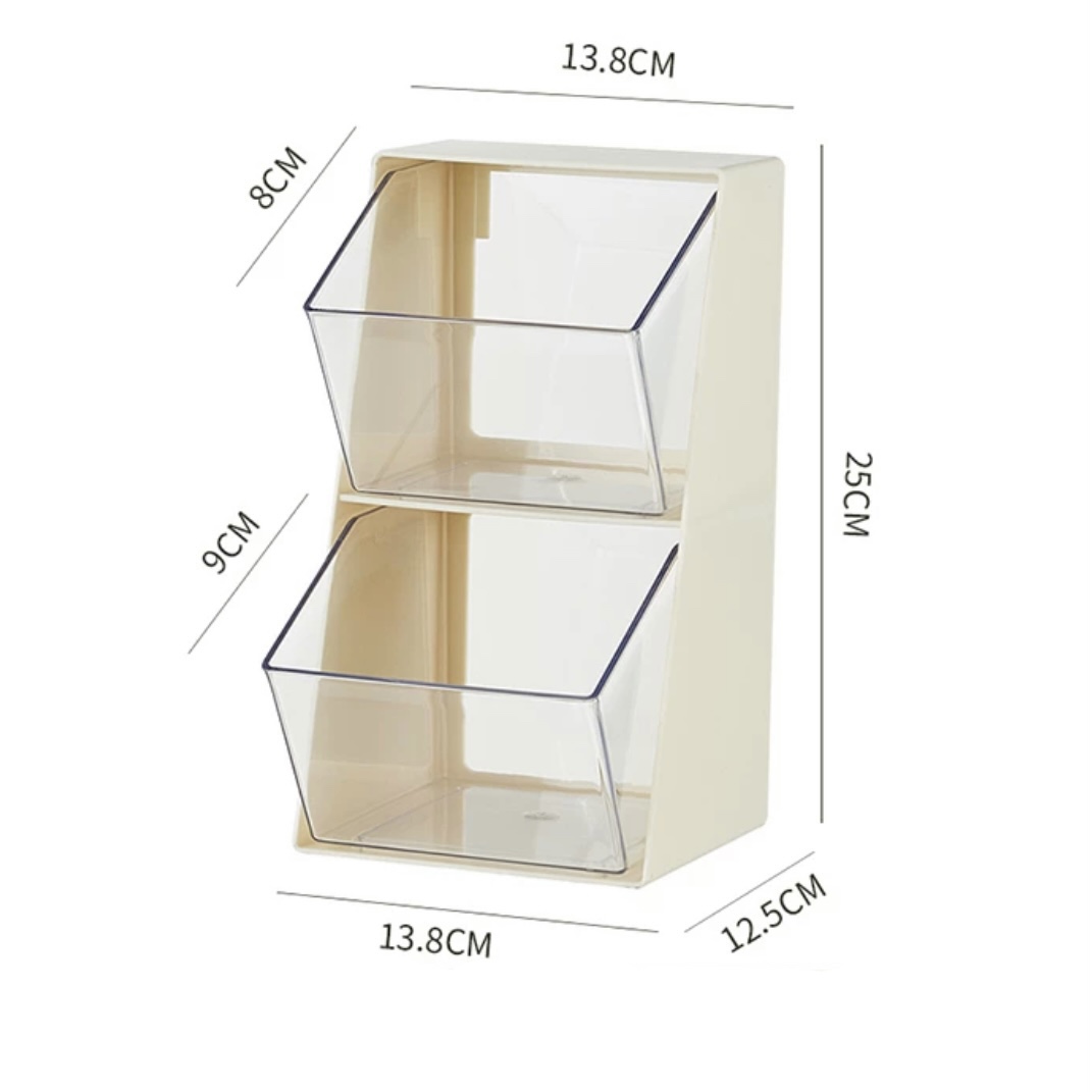 DXL Coffee Capsule Storage Box Acrylic Tea Bag Organizer Rack Office ...