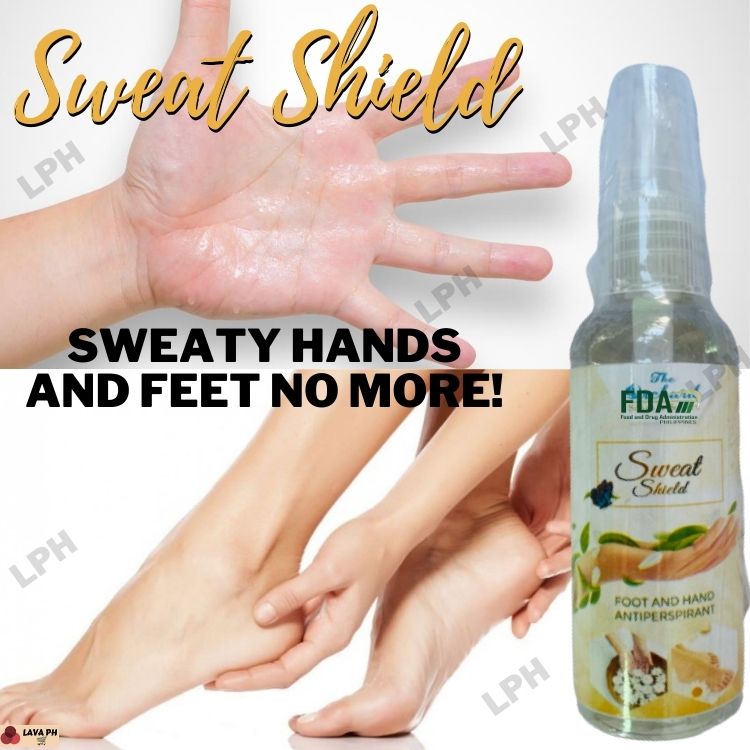 Authentic Sweat Shield Spray 50ml Foot and Hand Antiperspirant with ...