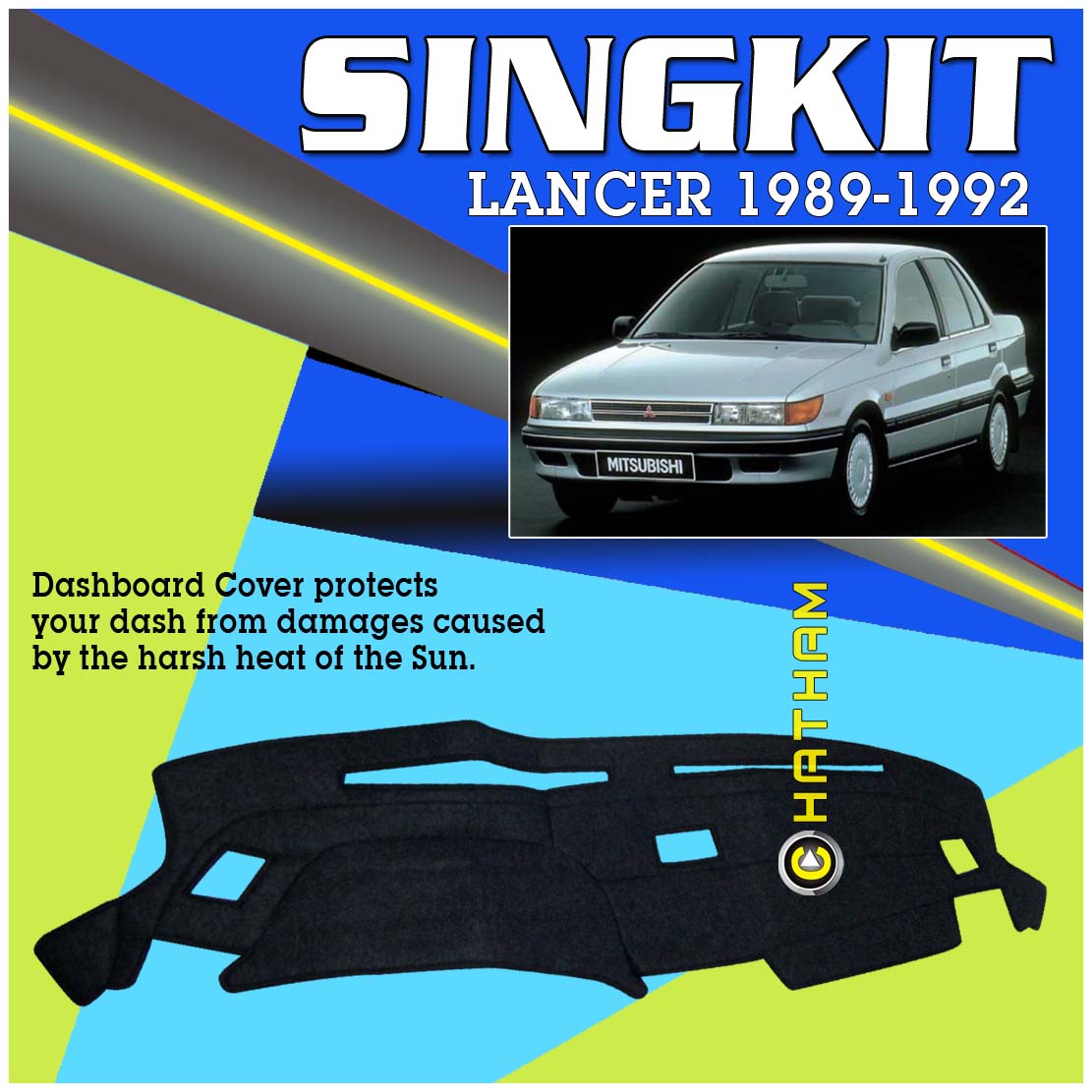 Mitsubishi Lancer Singkit 1989 up to 1992 ( Dashboard Cover Sun ...