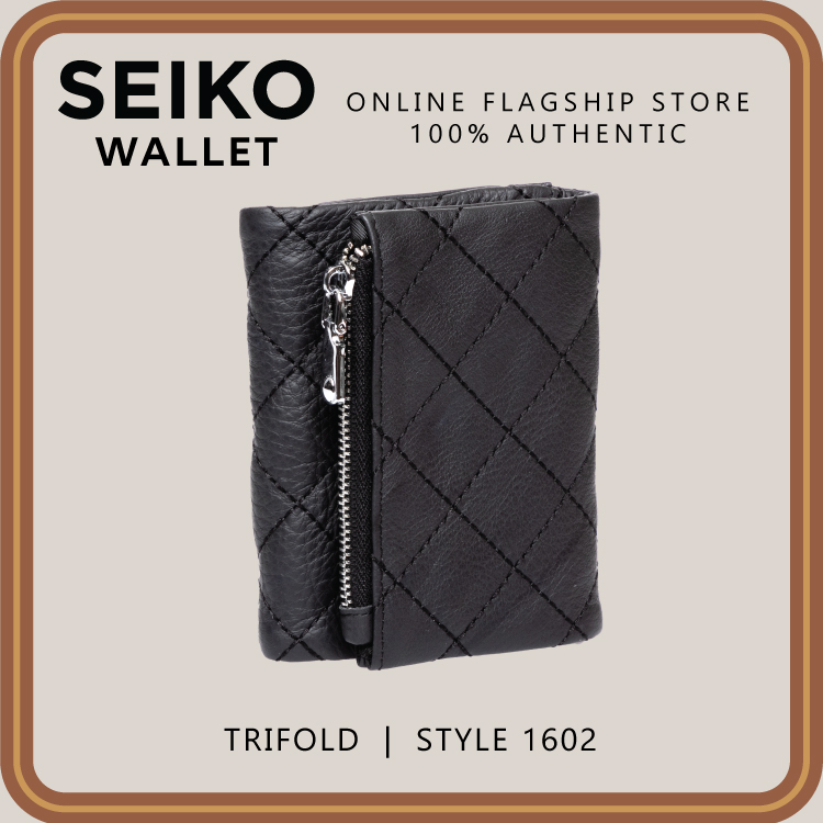 Seiko Wallet - Genuine Leather Trifold (Soft Leather) - 1602 | Lazada PH