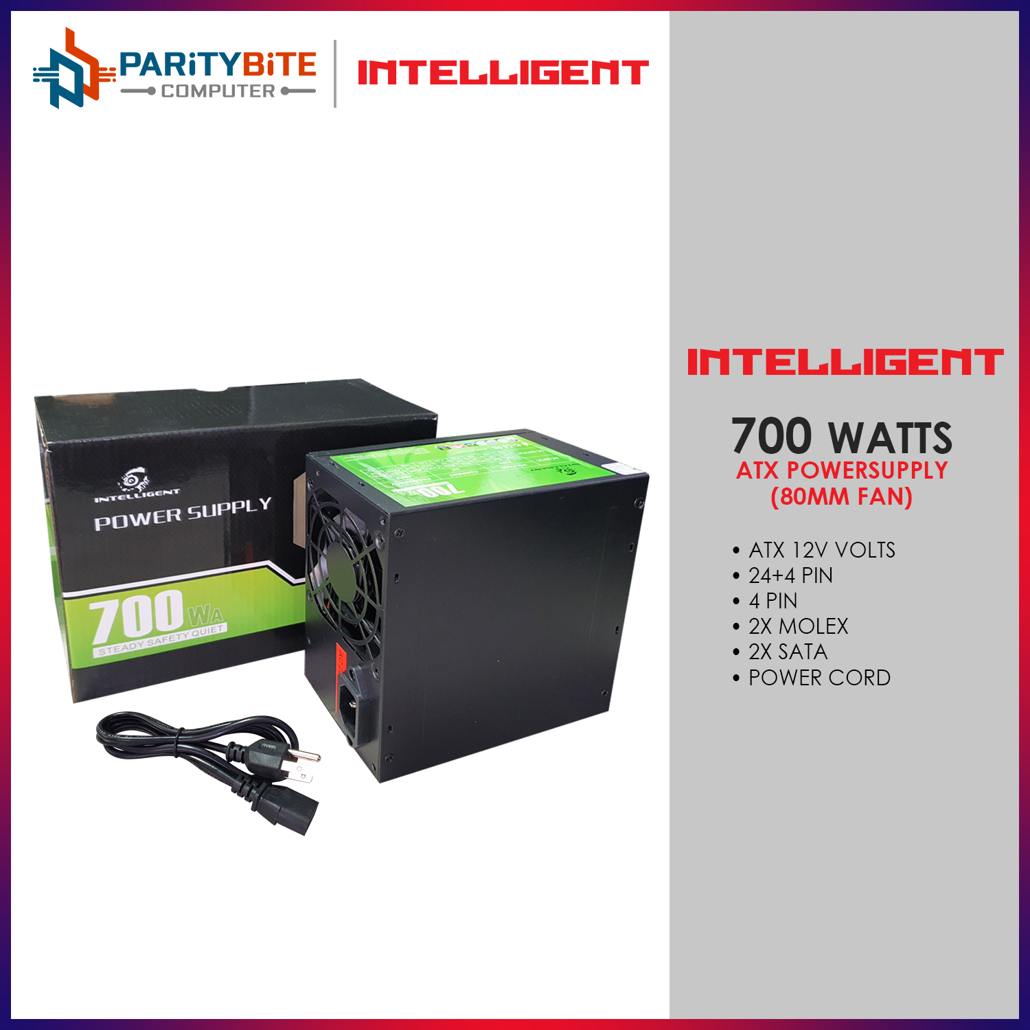 700 Watts Intelligent Power Supply 80mm Fan Lazada PH