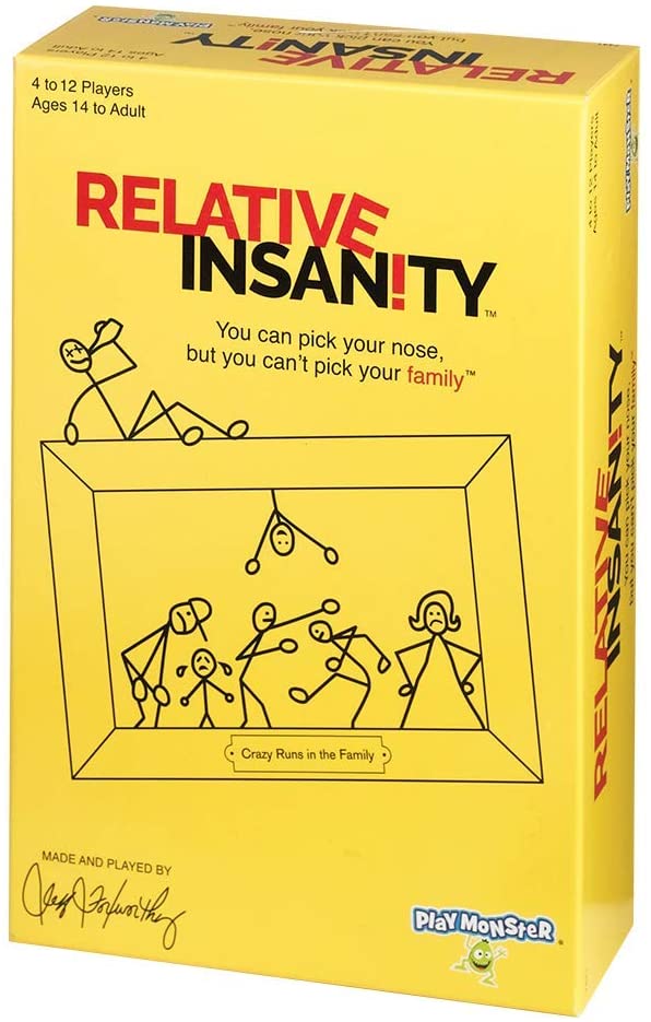 PlayMonster Relative Insanity Party Game About Crazy Relatives -- Made ...