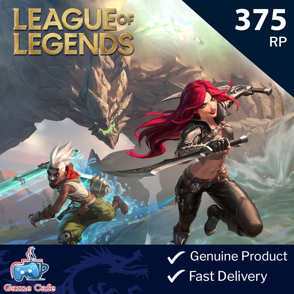 League of Legends 7500 RP to 375 RP Gift Card - GameCafe PH | Lazada PH