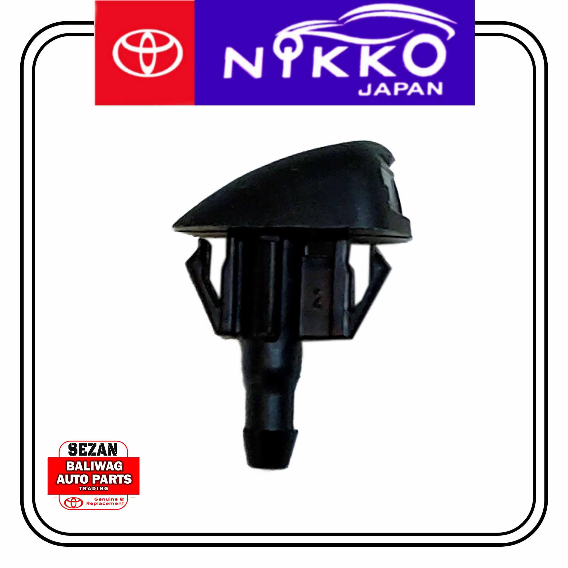 NIKKO JAPAN WIPER NOZZLE TOYOTA FORTUNER HILUX 2005-2018 85381-0K010 ...