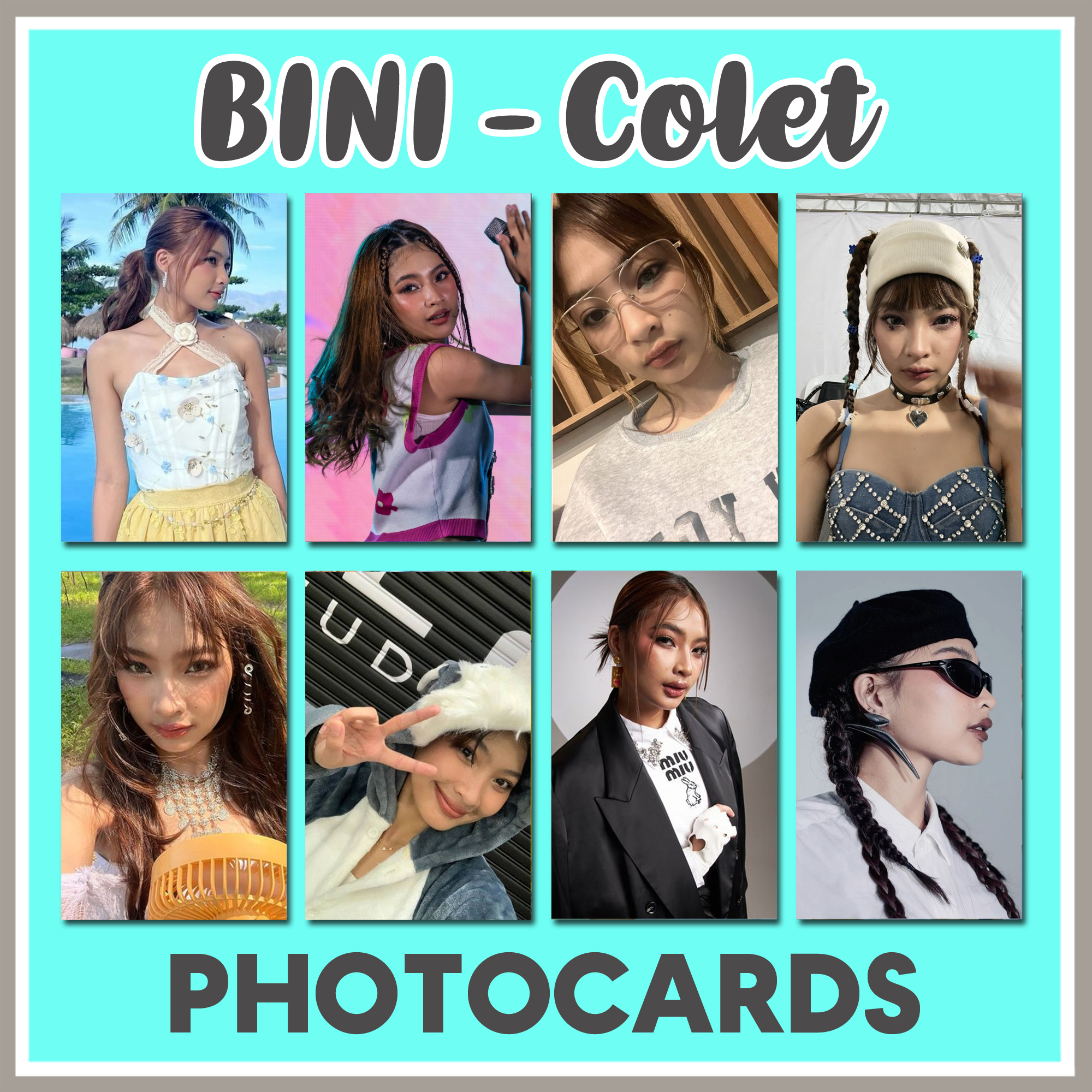 BINI Colet Vergara Photocards Lomocards Personalized Customized Print ...