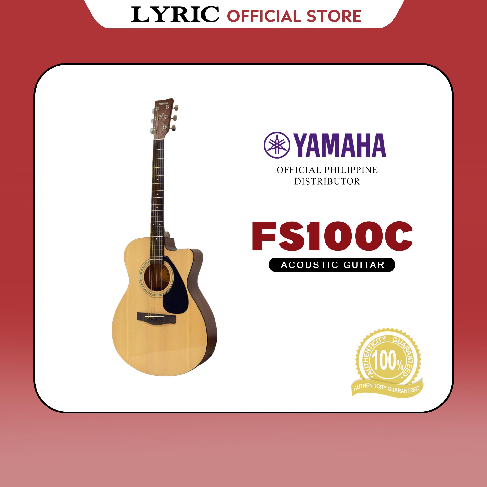Yamaha FS-100C (Acoustic Guitar) | Lazada PH