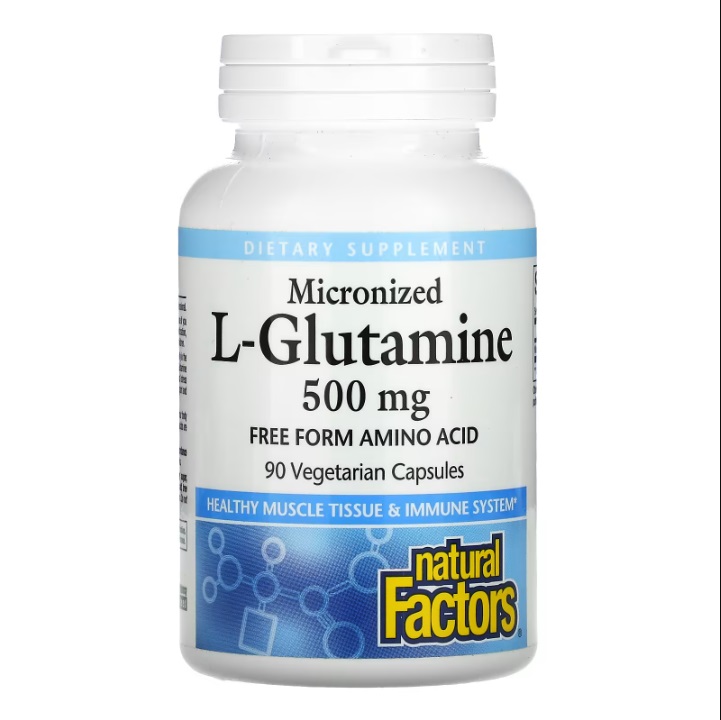 Natural Factors, Micronized L-Glutamine, Healthy Muscle Tissue & Immune ...