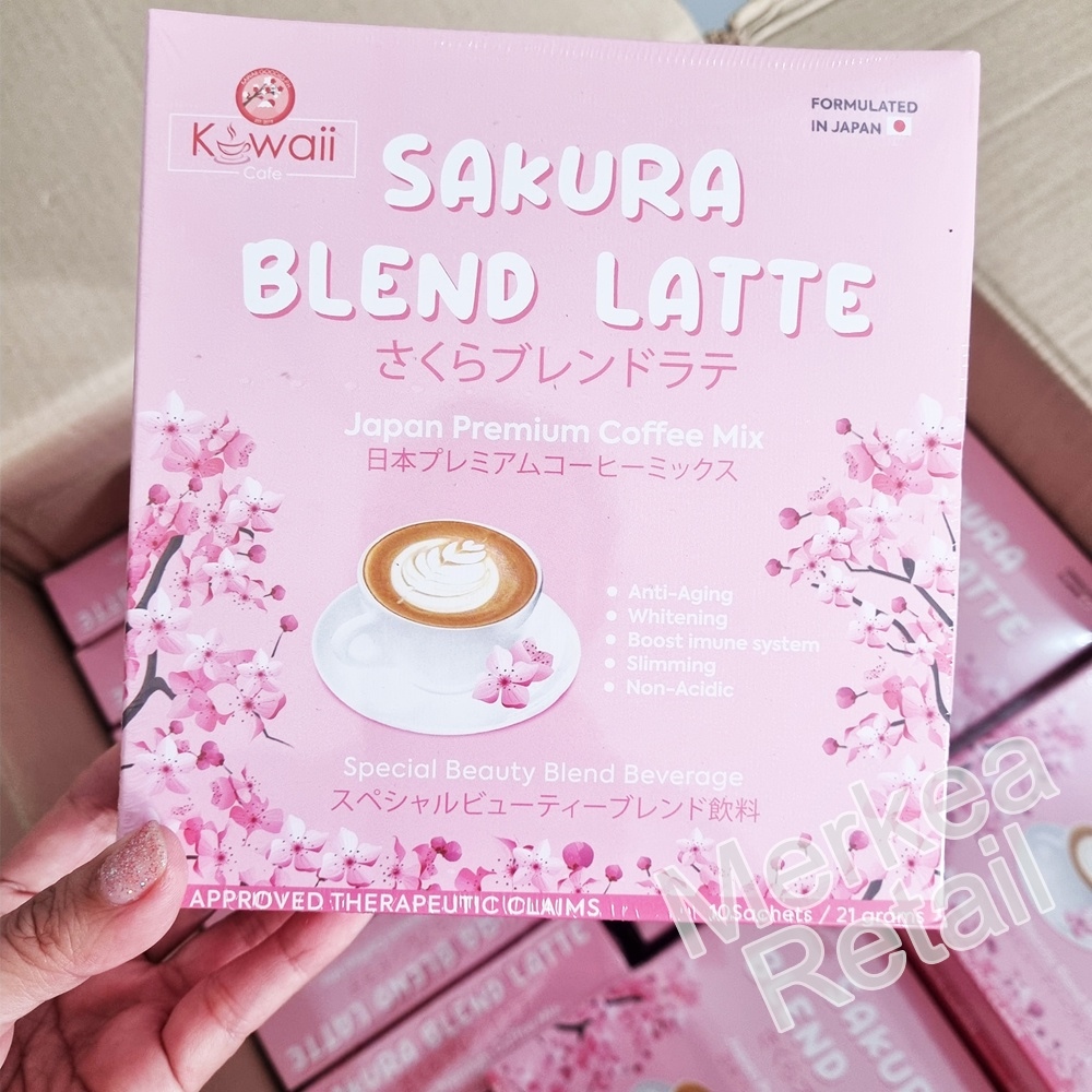 SAKURA BLEND LATTE with Collagen and Glutathione a Non Acidic Whitening ...