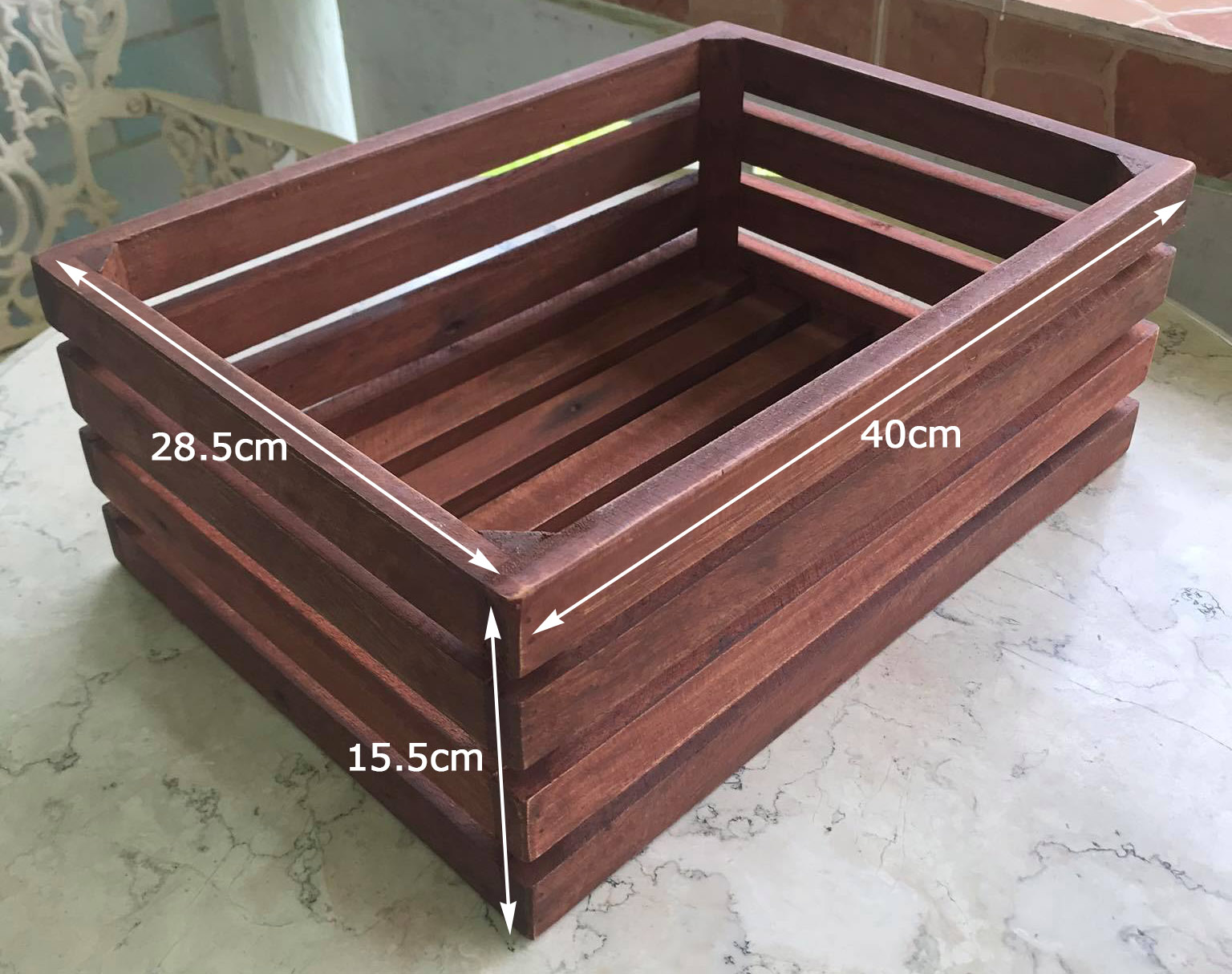 Rustic Wooden Crates, Wooden Storage Container Box | Lazada PH