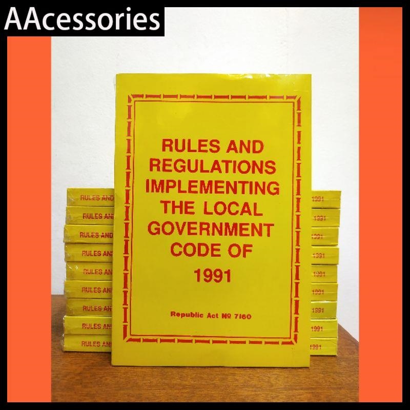 bookshelff RULES AND REGULATIONS IMPLEMENTING THE LOCAL GOVERNMENT CODE ...
