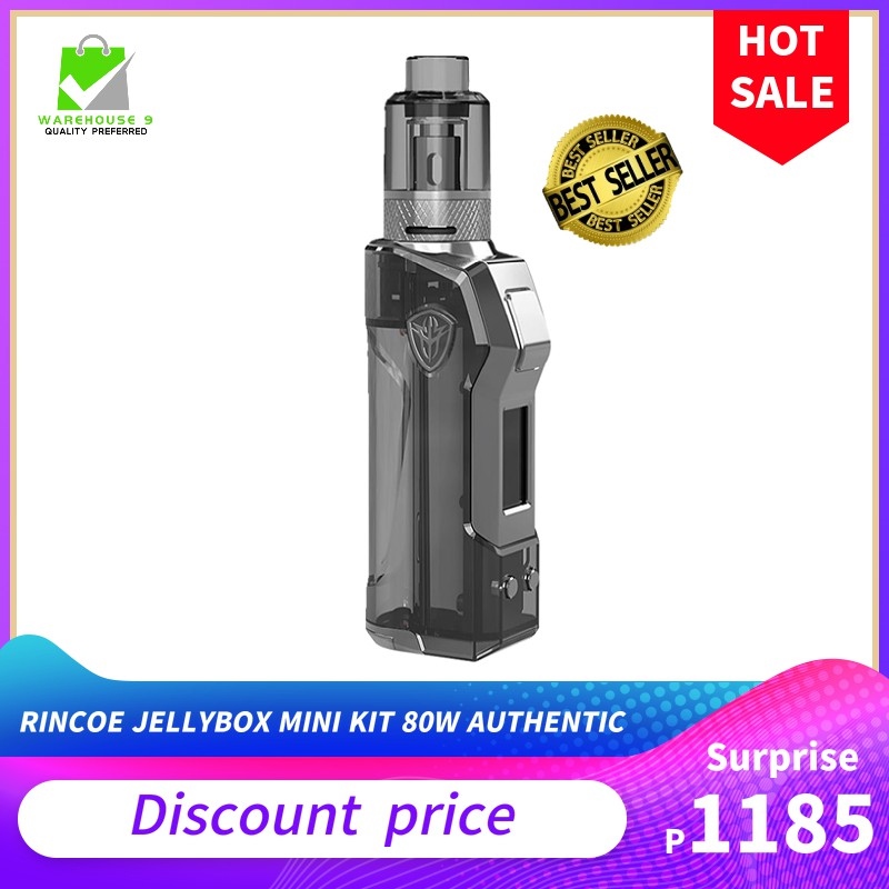 Vape Rincoe JellyBox 80w Mini Kit 6 Color LED Vision smok vape mod ...