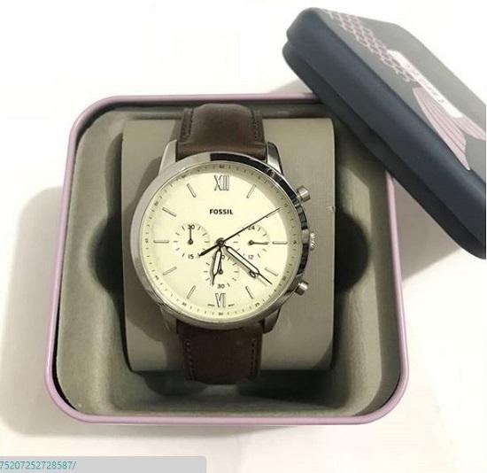 Neutra Chronograph Brown Leather Watch FS5380 | Lazada PH