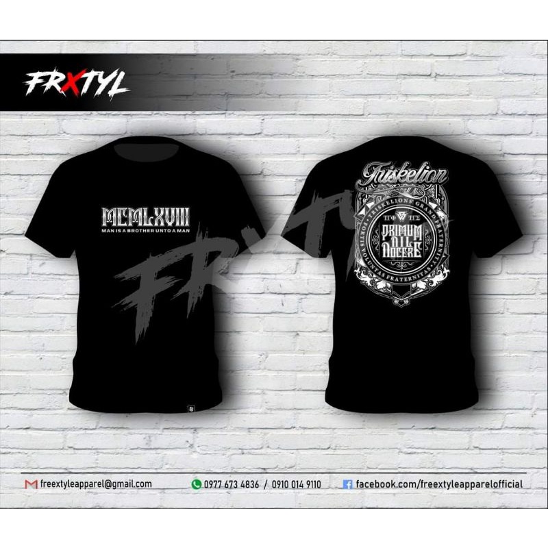 Tau Gamma Phi Triskelion Frat Shirt Cotton Fabric Plastisol Print ...