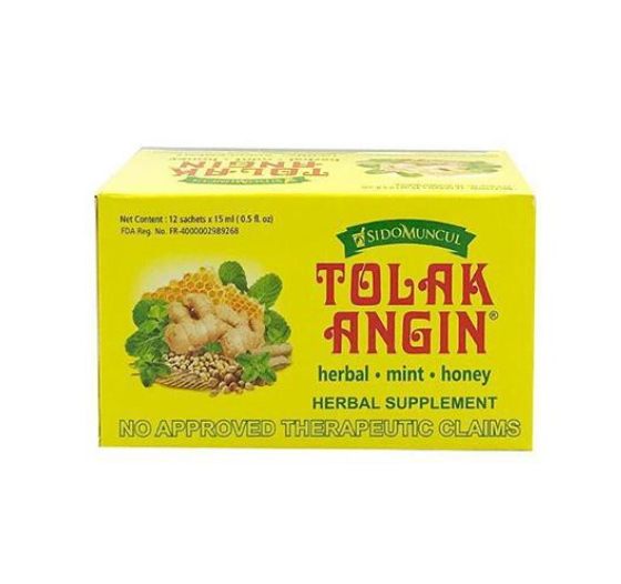 Tolak Angin Herbal Supplement (12 sachets x 15mL) | Immunity booster ...