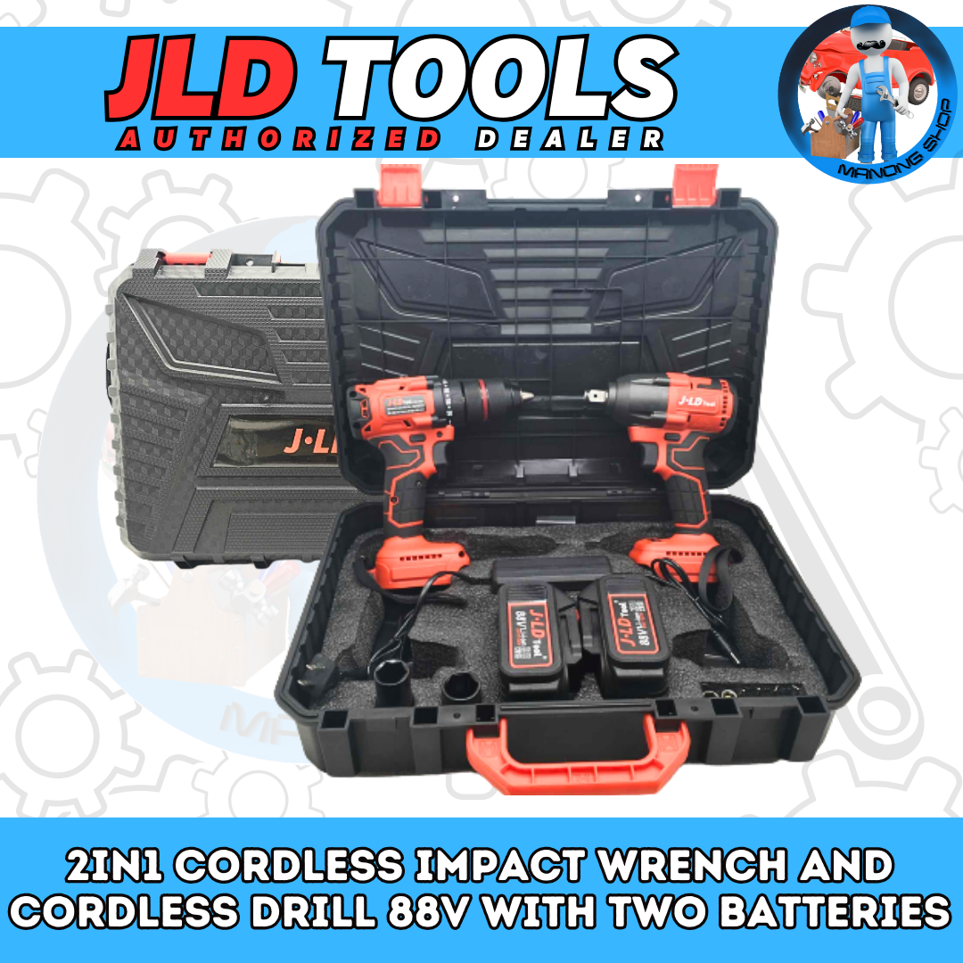 Manong Shop JLD 2in1 Cordless Impact Wrench and Cordless Drill 88V High ...