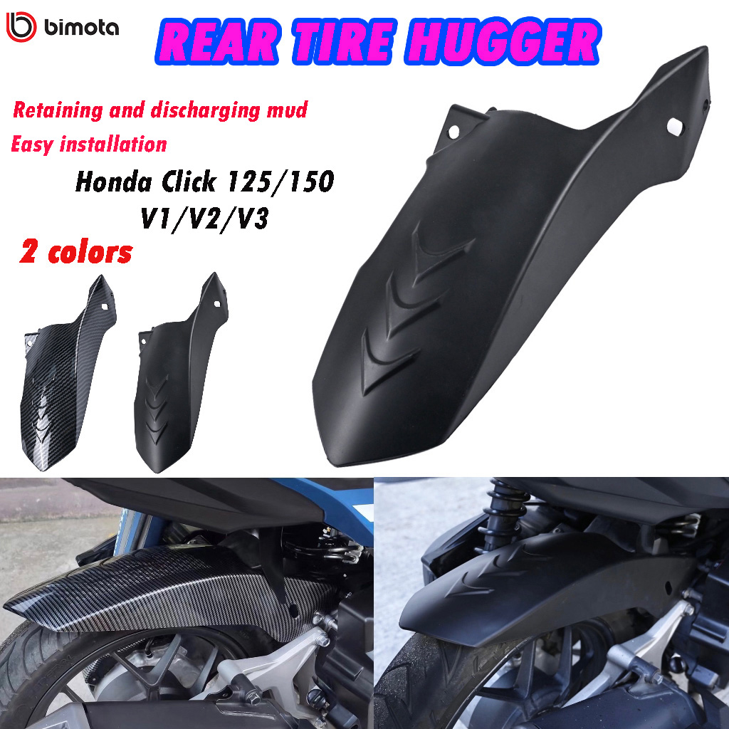 Bimota Rear Mudguard Honda Click 125/150 Tire hugger Fender For Click ...