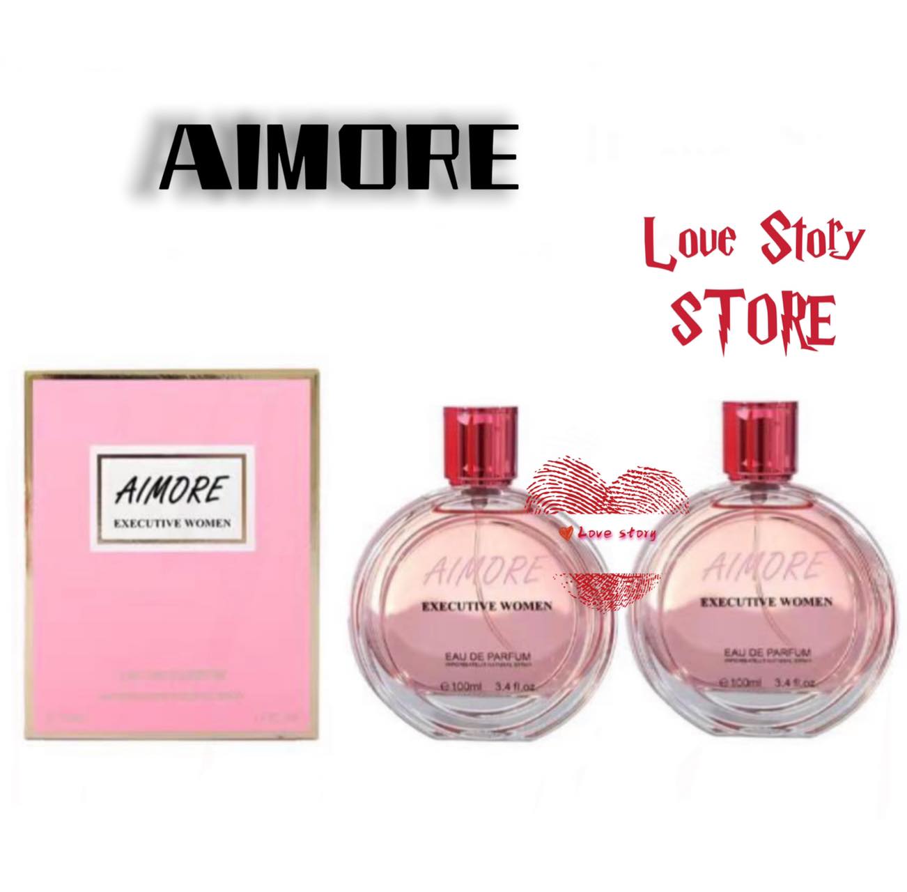 Love Story BUY ONE TAKE ONE Aimore EXECUTIVE WOMEN EAU DE PARFUM 100ml ...