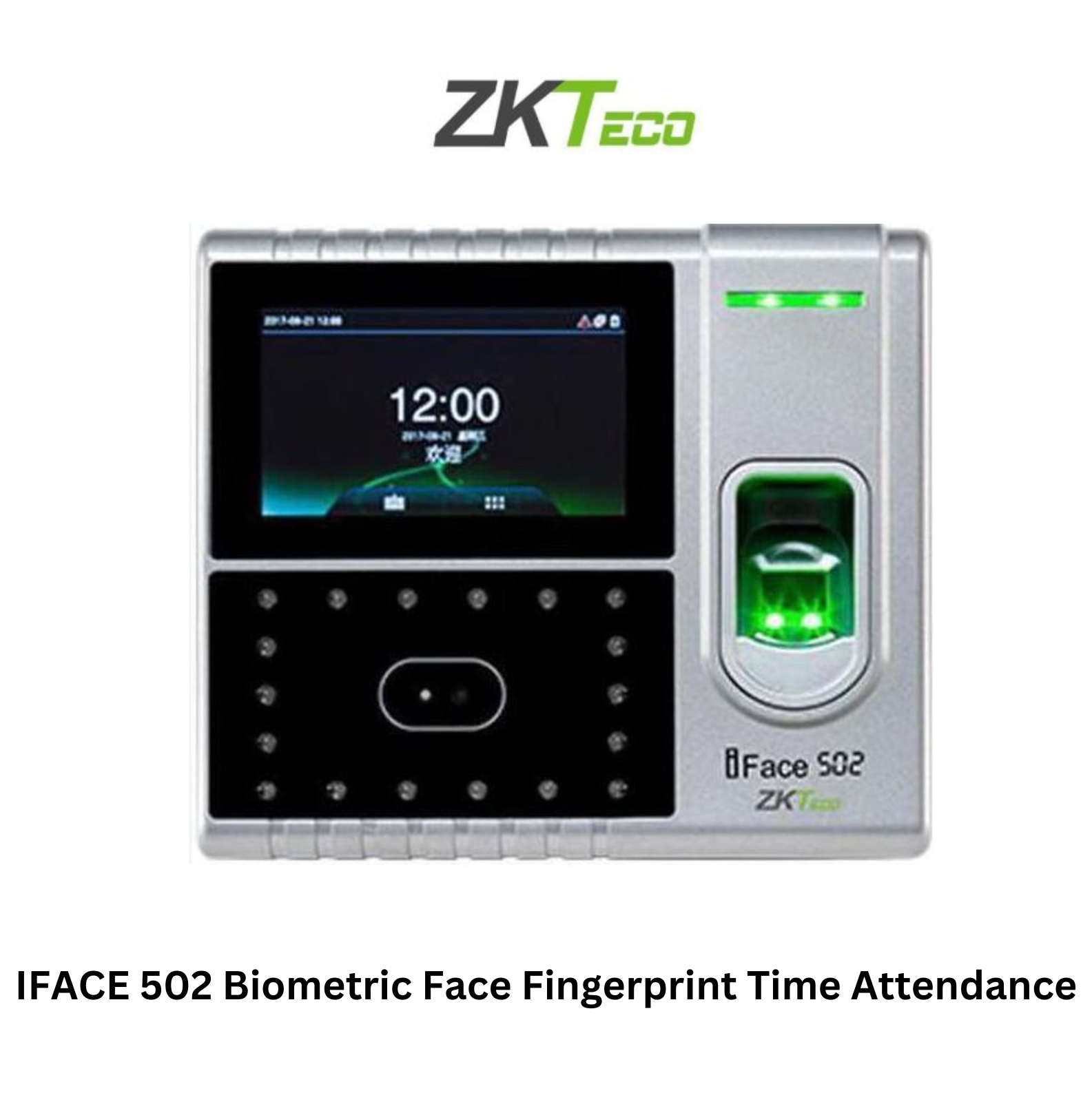 Zkteco IFACE 502 Biometric Face Fingerprint Time Attendance | Lazada PH