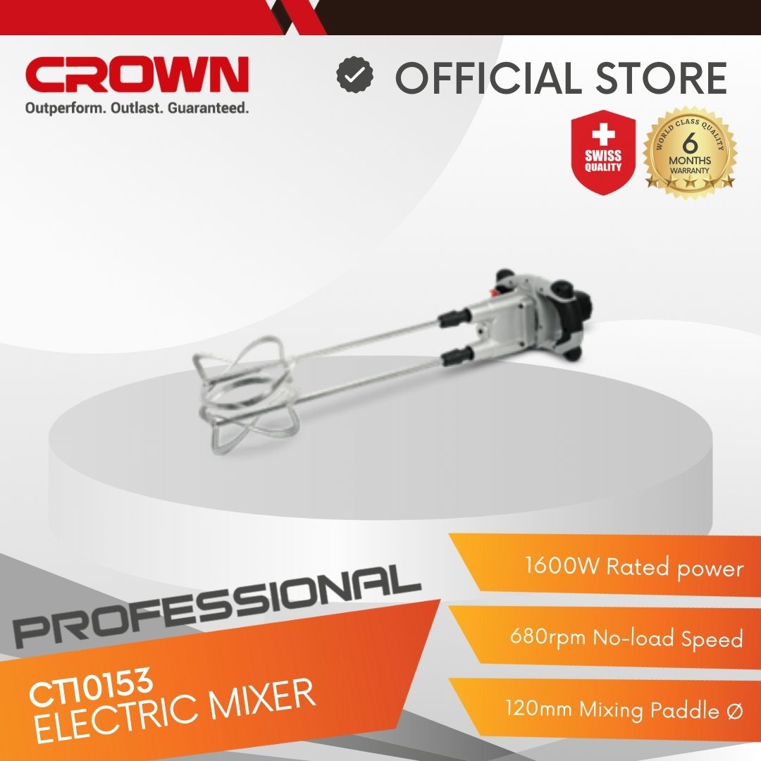 CROWN Electric Mixer 1600w / CT10153 | Lazada PH