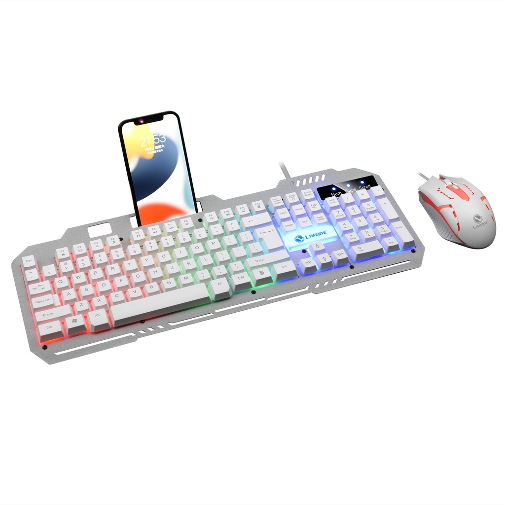 Popcorn 618 Wired Gaming Keyboard And Mouse Set 16 Backlighting Effects ...