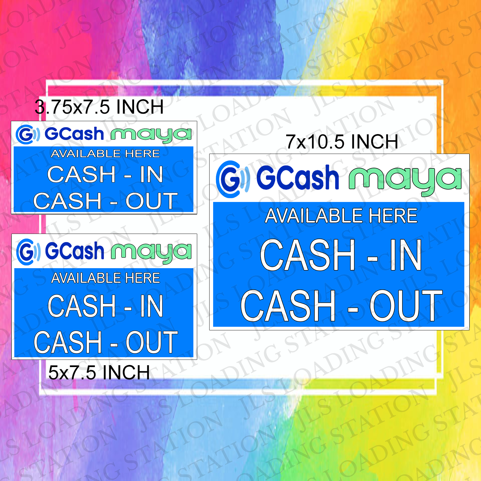 GCASH MAYA BUSINESS SIGNAGES (LAMINATED/PVC) SIGNAGE | Lazada PH