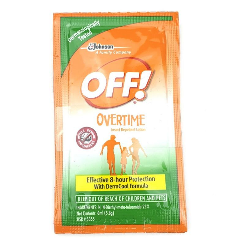(Original) OFF Lotion Overtime & Kids 6ml 12's & 6's | Lazada PH