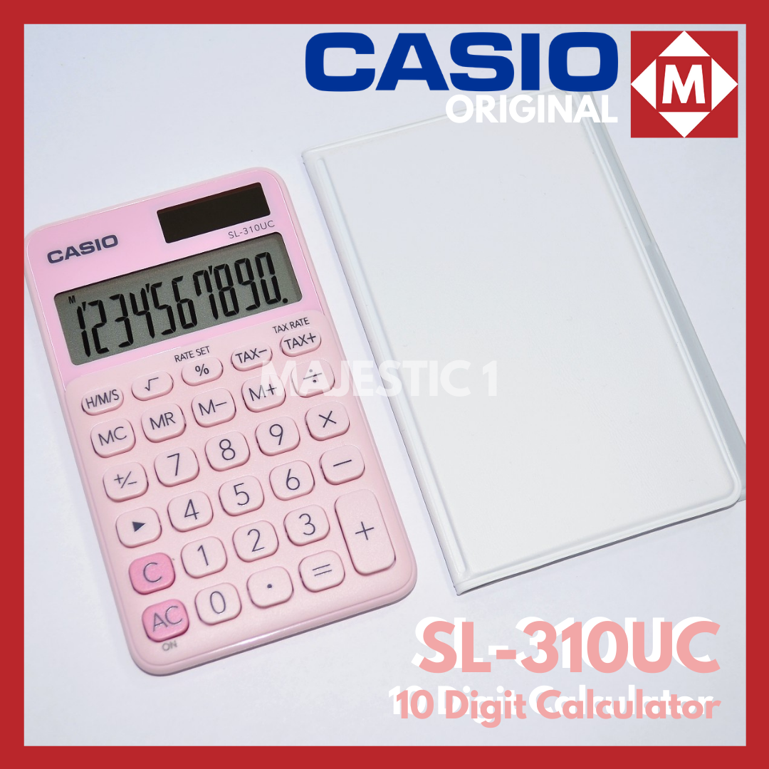 Casio Original 10 Digit Calculator Large Display SL-310UC (Choose from ...