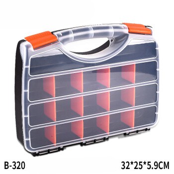 Plastic Transparent Portable Screws Toolbox Organizer | Lazada PH