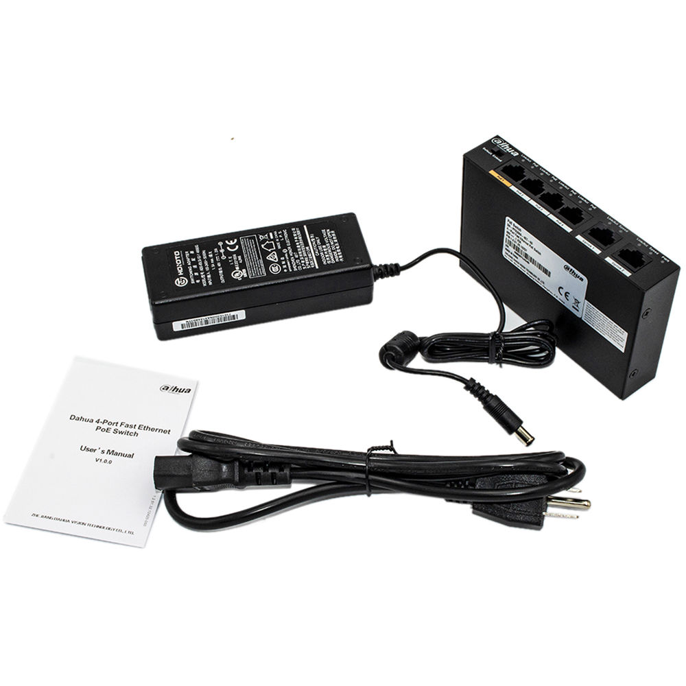 DH-PFS3006-4ET-60 4-port Fast Ethernet Dahua PoE Switch Layer 2 ...