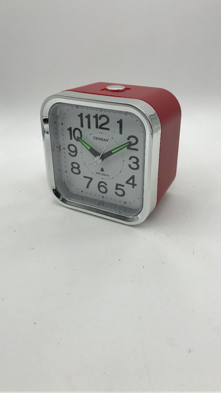 Square big character ringing loud alarm clock can record music alarm ...