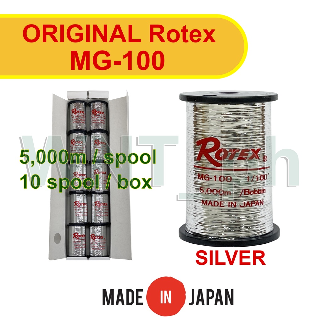 [SINULID] Rotex MG100 metallic thread sinulid (5000m) (Made in Japan) | Lazada PH
