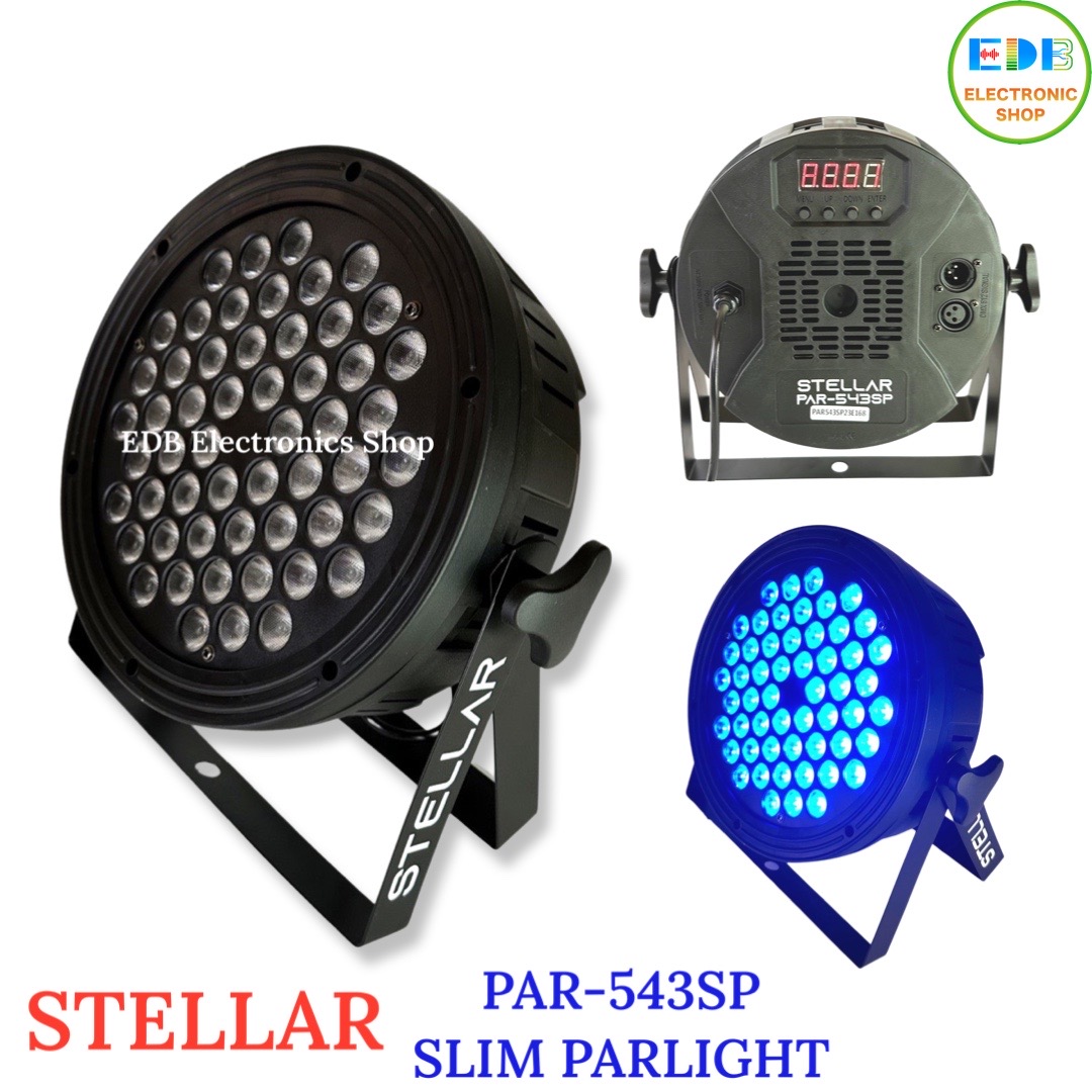 Stellar Slim PARLIGHT 54LED 3watts 3 in 1 Full Color Par light Heavy ...