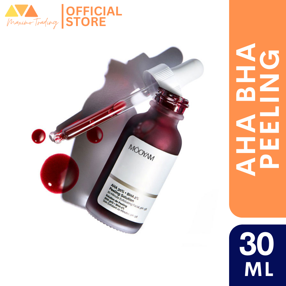 MOOYAM AHA 30% + BHA 2% Peeling Solutions, 30% AHA Glycolic Acid Peel with Lactic Acid Aloe Vera ...