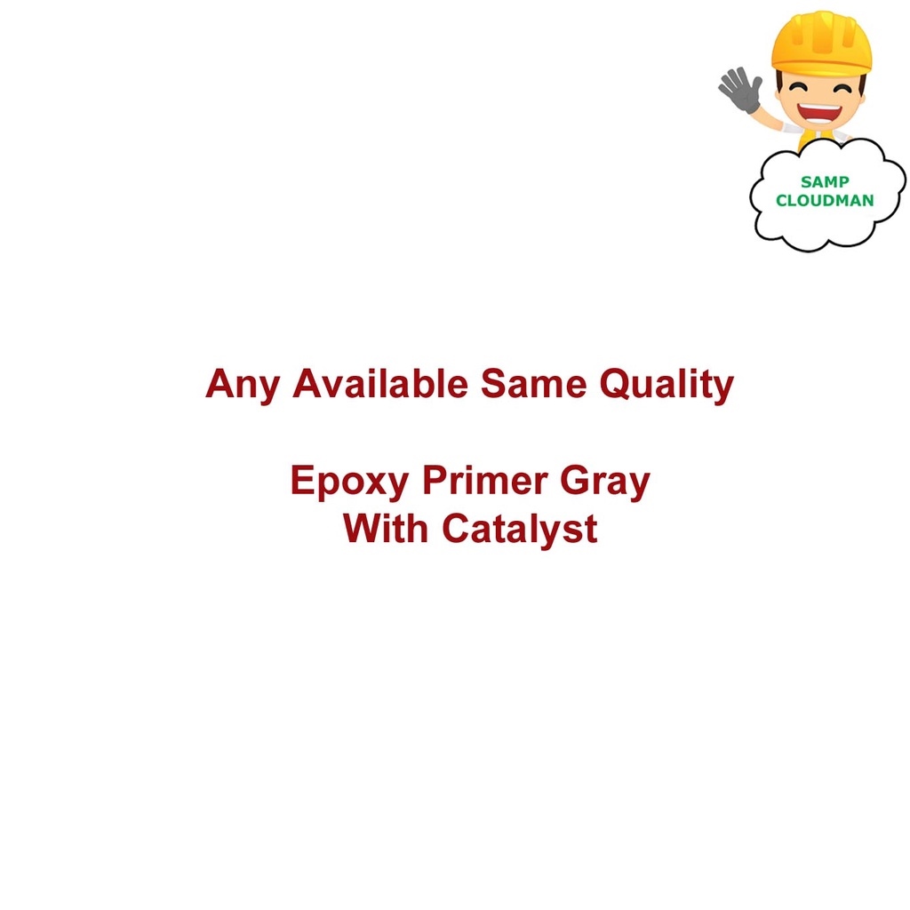 Epoxy Primer Gray High Impact Resistance 1 Gallon SET Tough 4 Liters ...
