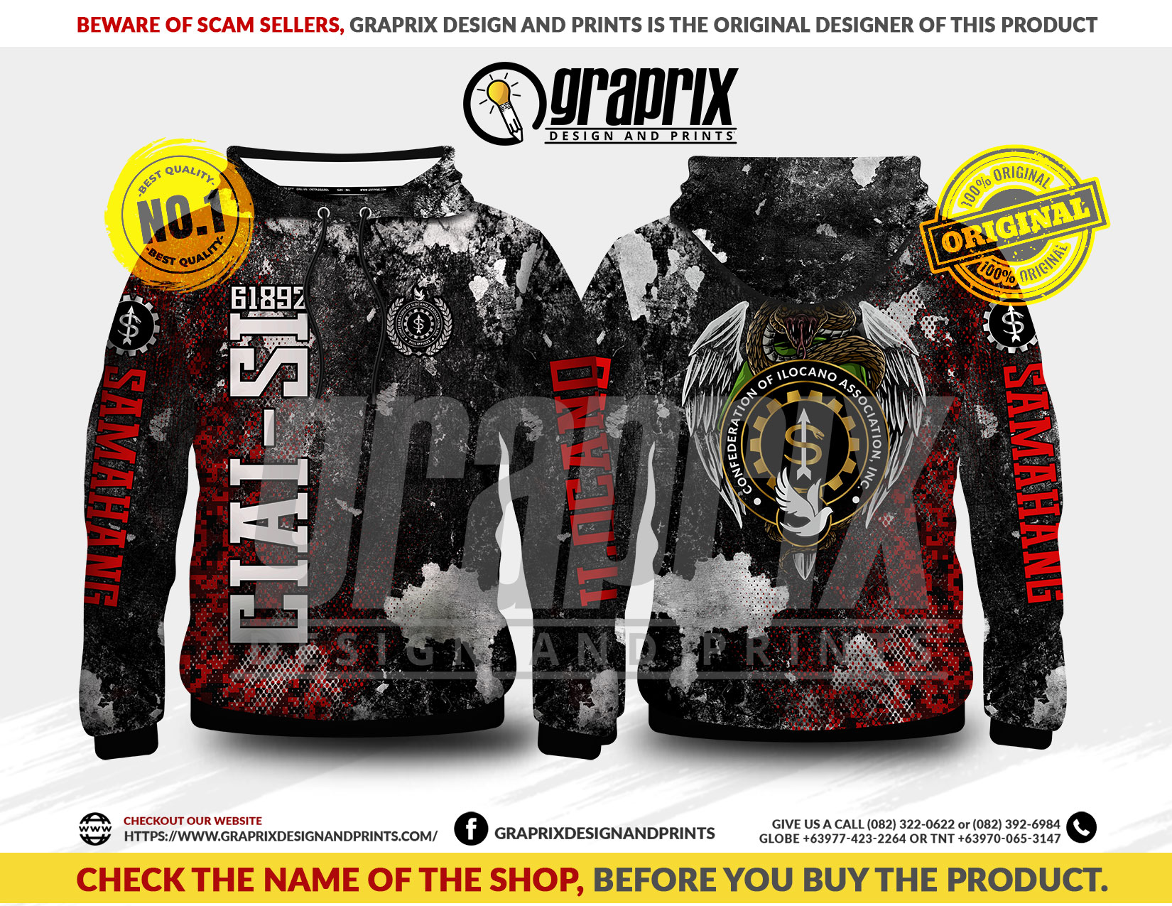 Samahang Ilocano CIAISI Hoodie Full Sublimation | Lazada PH