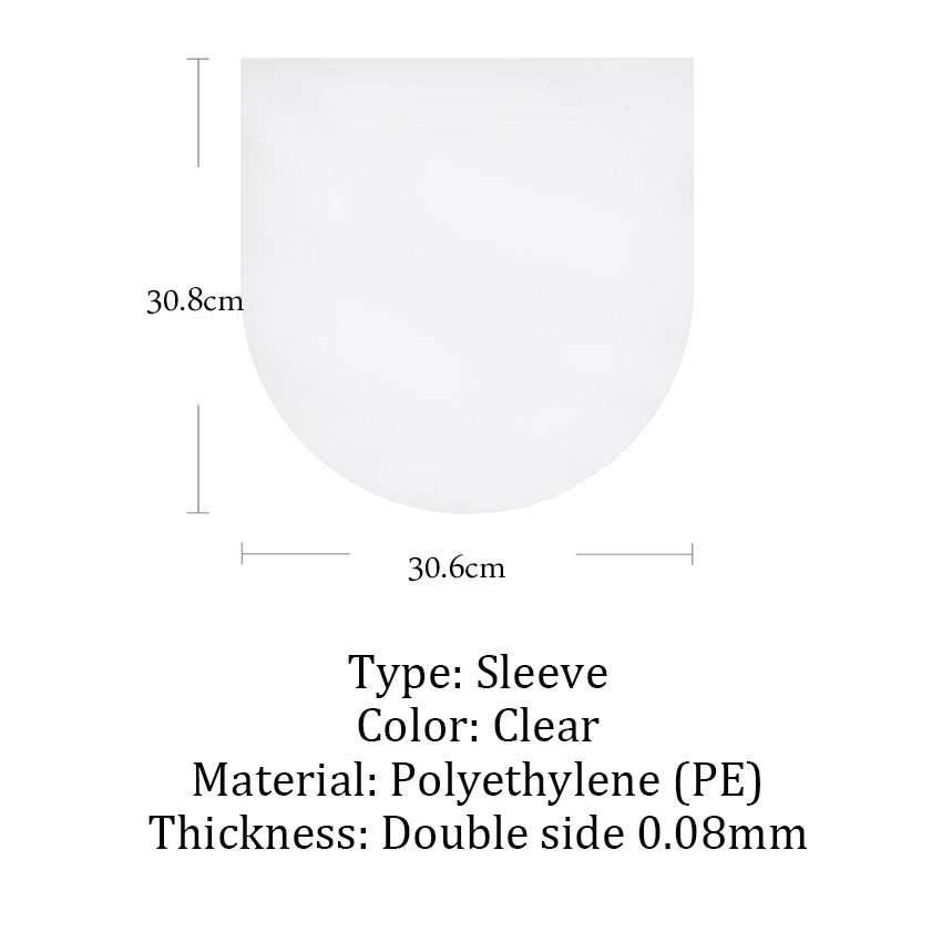 50PCS 12 Inch Vinyl Outer Sleeve Vinyl Record Sleeve Protector LP ...