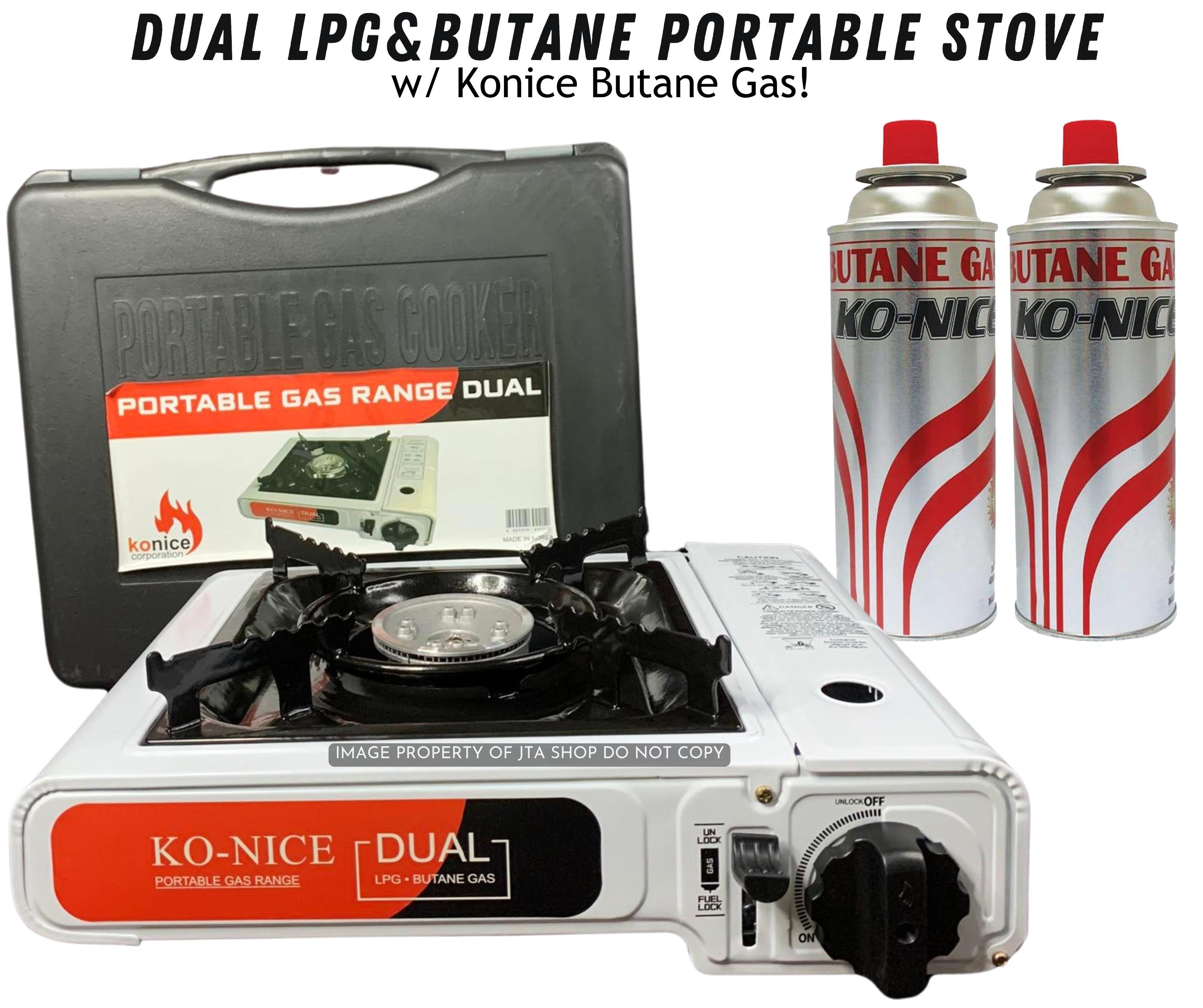 LPG & Butane Portable Stove Ko-nice with Konice Butane Gas 250g | Lazada PH