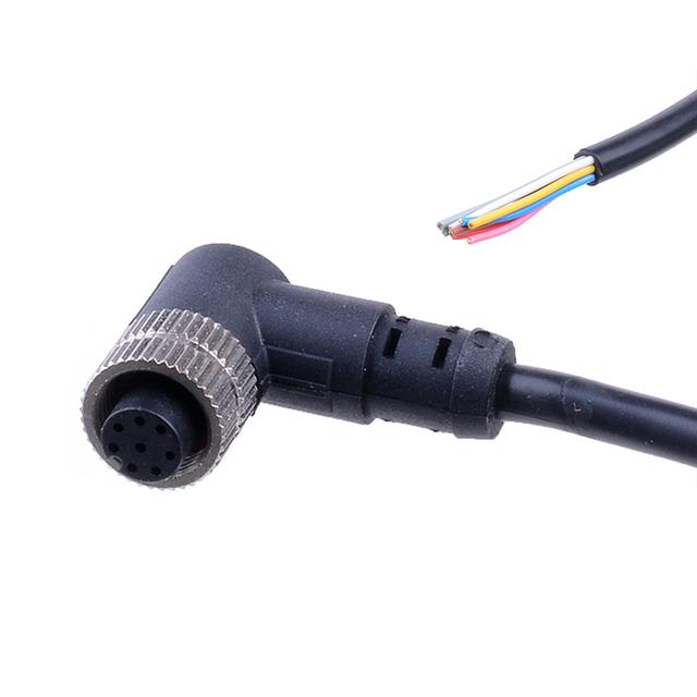 3M Wire Waterproof M12 Connector 4pin 5pin 8pin Straight Bend 12pin ...