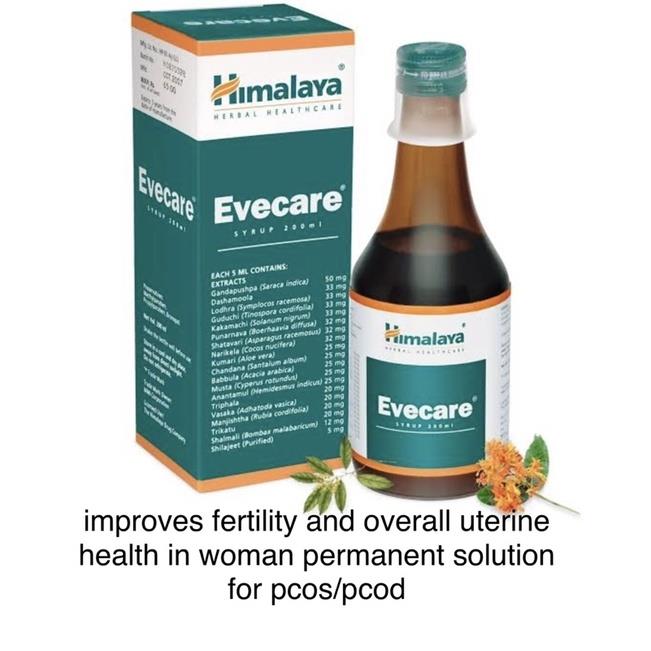 Himalaya Evecare Syrup For Pcos/Pcod Improves Woman Fertility | Lazada PH