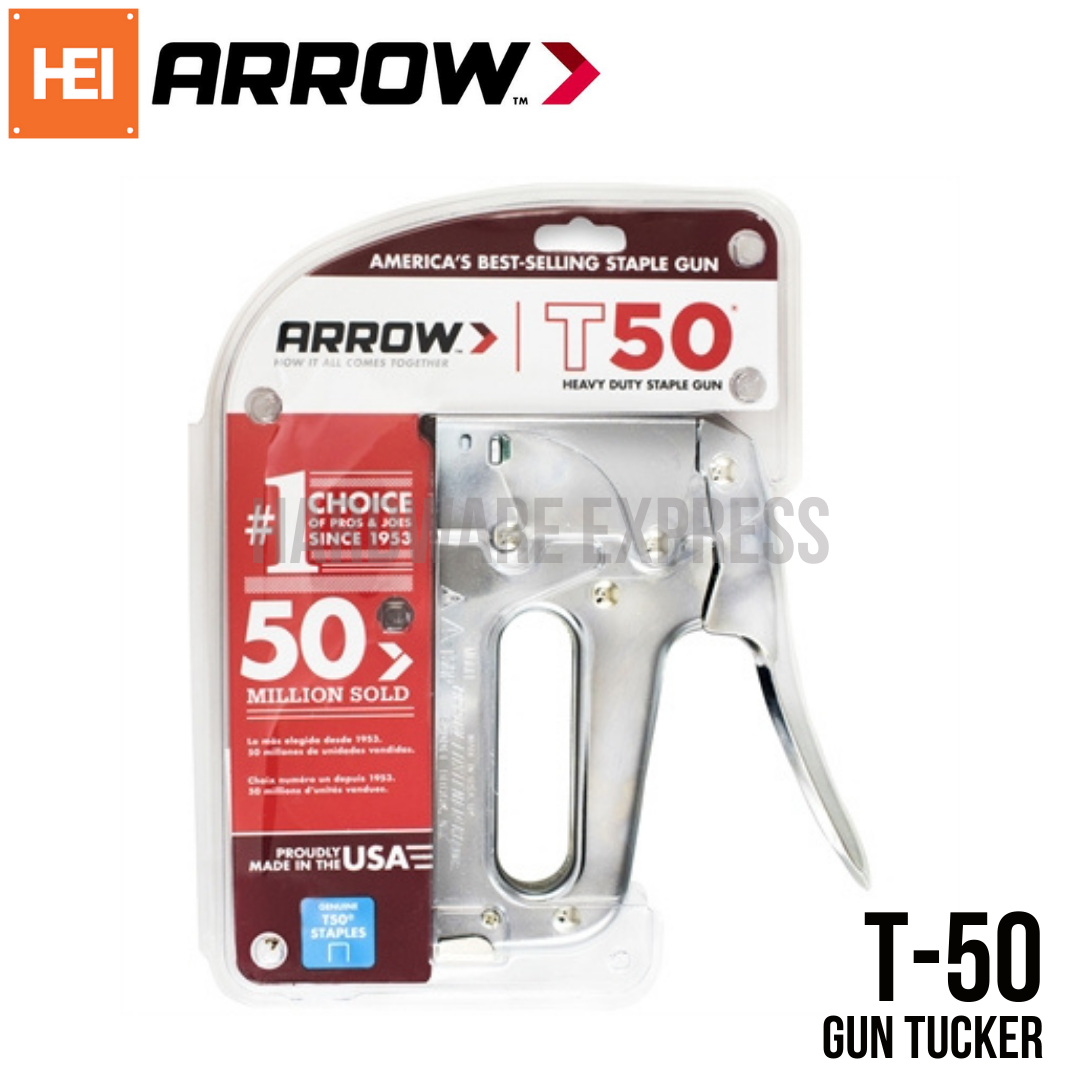 Arrow Gun Tacker T-50 / T50 Heavy Duty Staple Gun (Made in USA) | Lazada PH