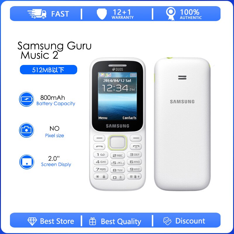 【Ready Stock】 Samsung Original Mobile Phone B310E high quality Basic ...